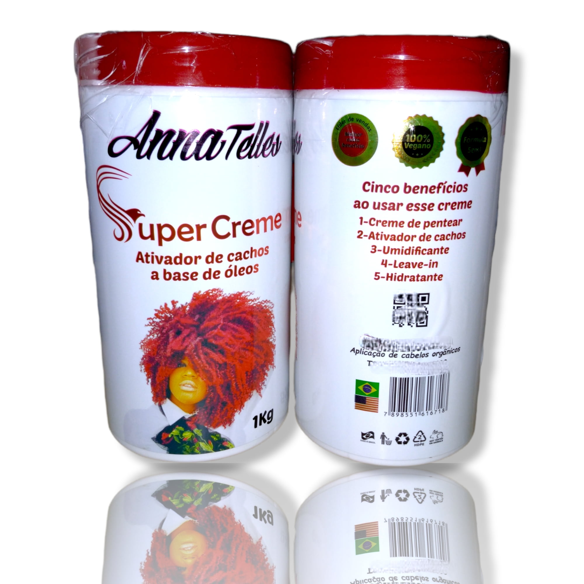 Mel Cola 1kg Anna Telles e Super Creme 1kg