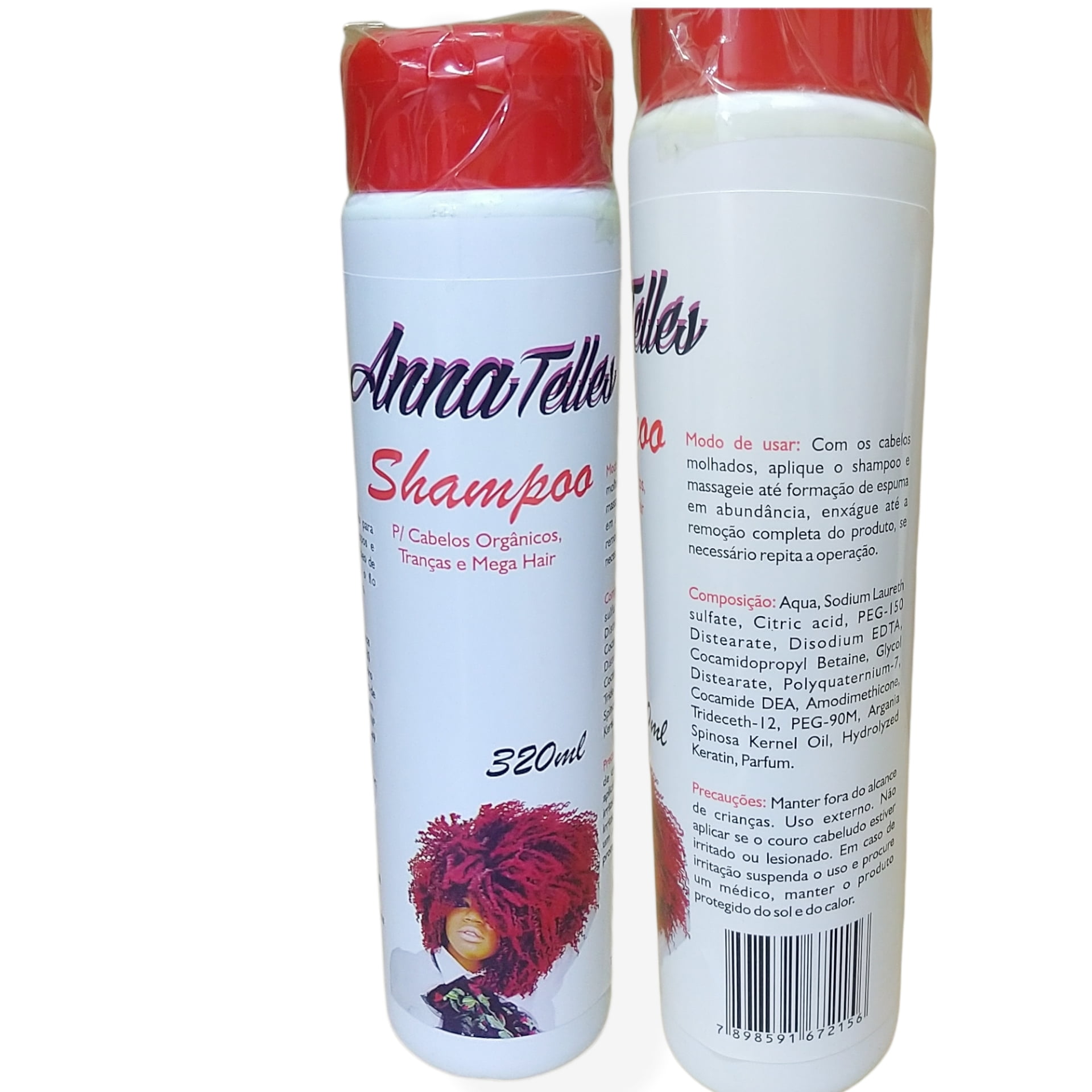 kit Shampoo Condicionador Máscara Hidratate Mel Cola Anna Telles